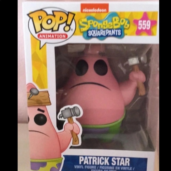 Funko | Toys | Spongebob Squarepants Patrick With Board | Poshmark